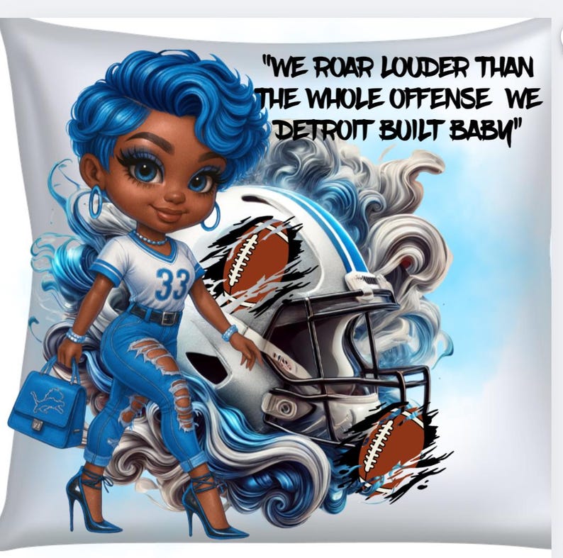 Detroit Football Fans PNG (digital Download) - Etsy