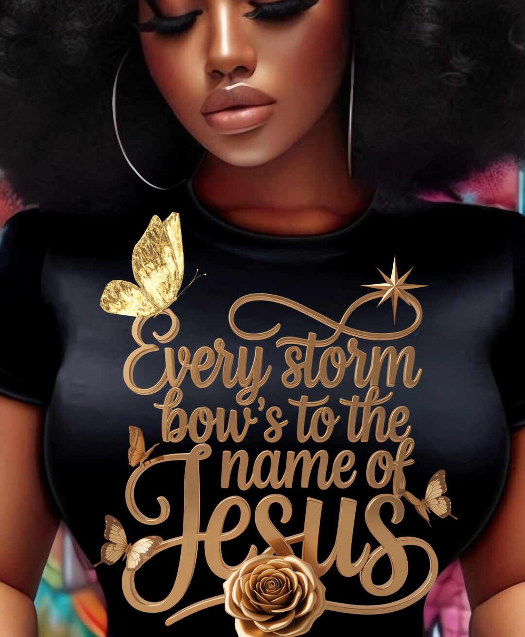 Every Storm Bows to Jesus PNG - Christian Digital Download - Etsy