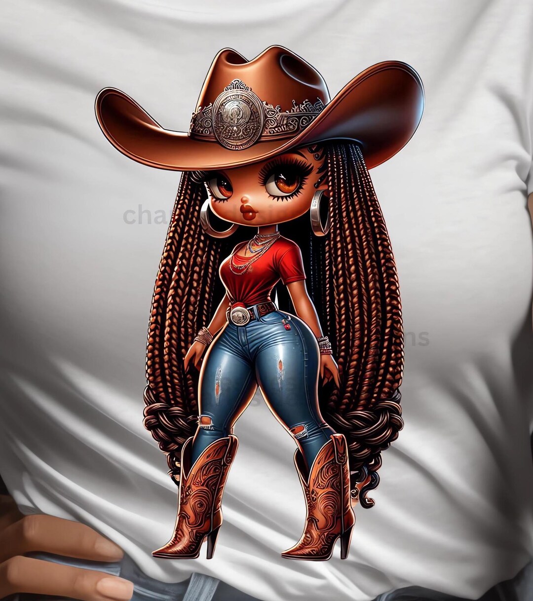 Betty Boop Country Cowgirl PNG (digital Download) - Etsy
