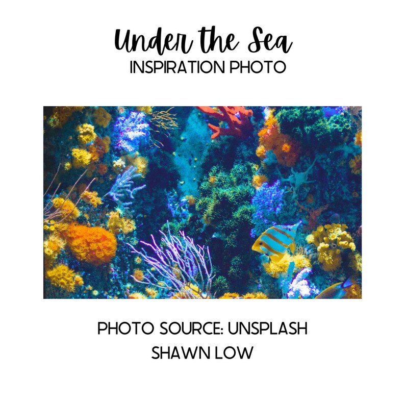 Under the Sea, Procreate Color Palette, Ocean Inspired Colors, Digital ...