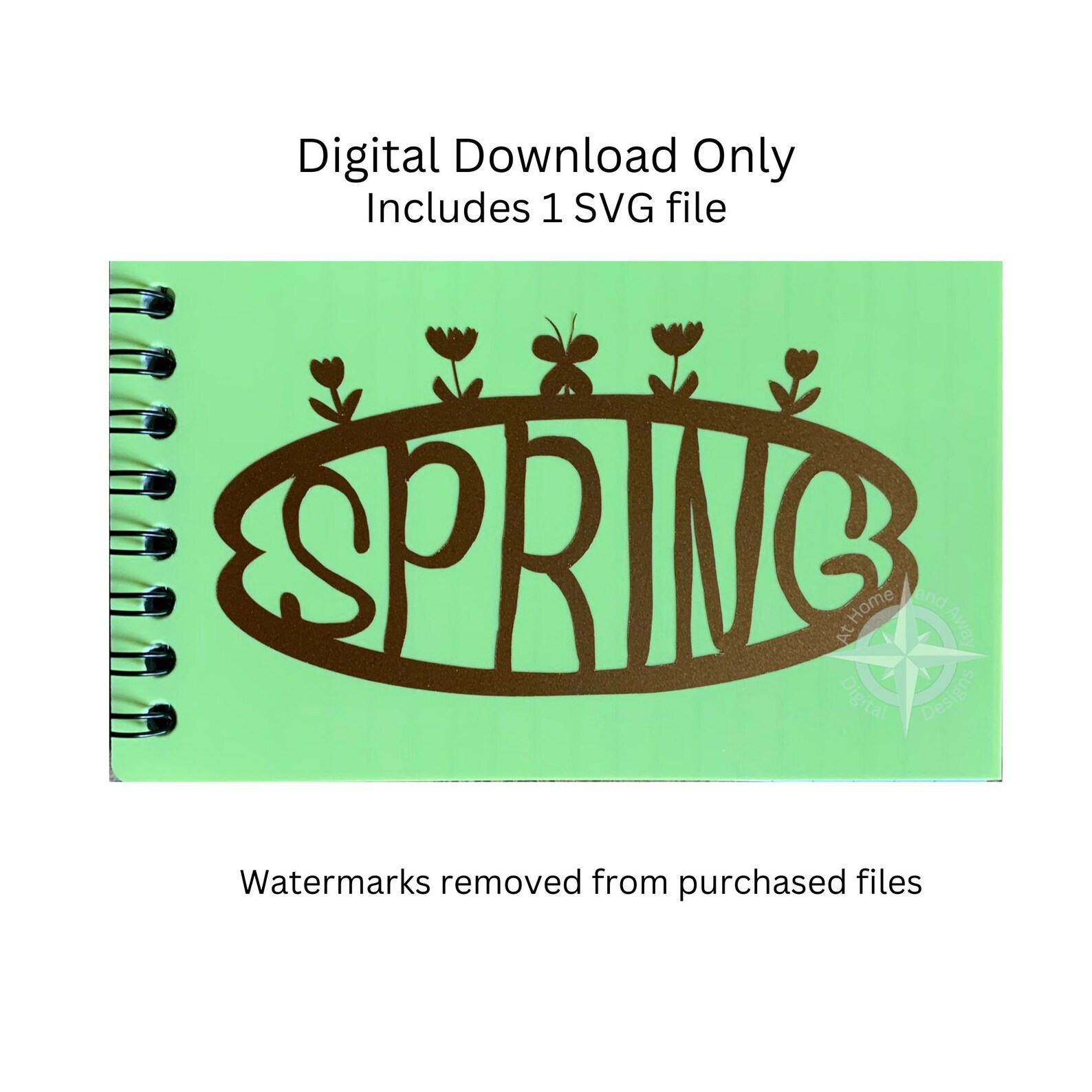 Spring Svg File, Sping Cut File for Cricut, Seasonal Svg, Seasonal Cut ...