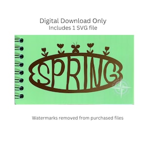 Spring Svg File, Sping Cut File for Cricut, Seasonal Svg, Seasonal Cut ...