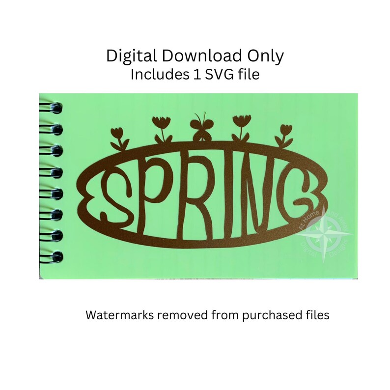 Spring Svg File, Sping Cut File for Cricut, Seasonal Svg, Seasonal Cut ...