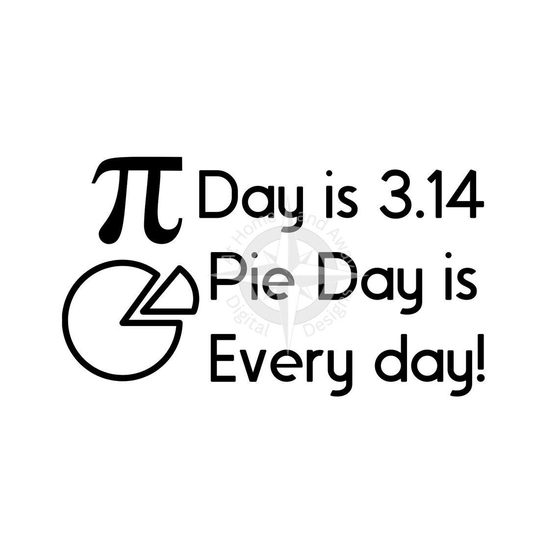 Pie Day Svg, Pi Day Svg, Pi Day Png, Pie Cutting File, Humorous Svg ...