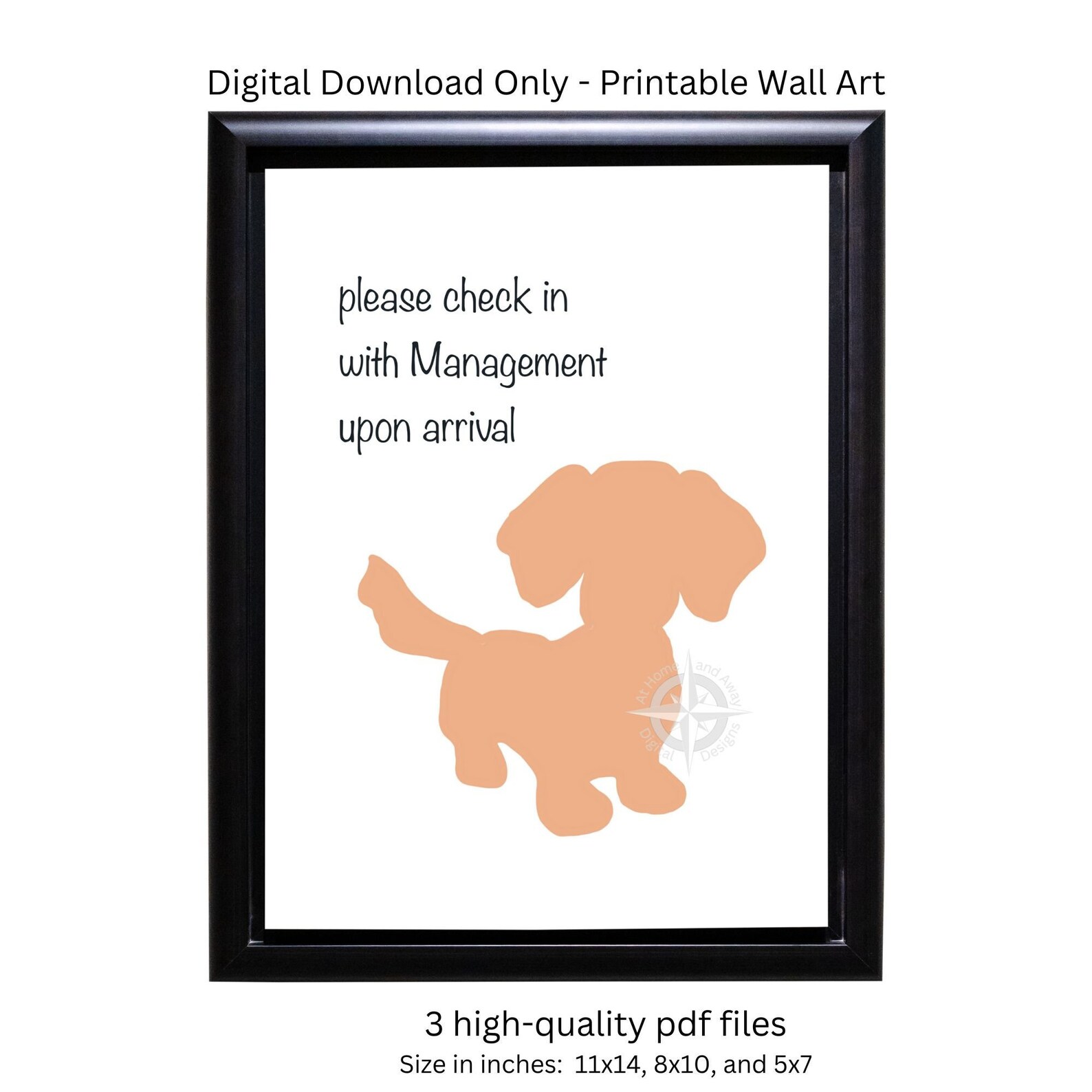 Bossy Dog Wall Art, Dog Themed Printable, Gift for Dog Lover ...
