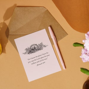 Printable Graduation Card – Christian Graduation Card – jeremiah 29:11 ...