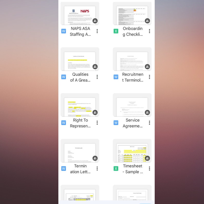 Staffing Agency Templates | Recruitment Business Documents | HR Forms ...