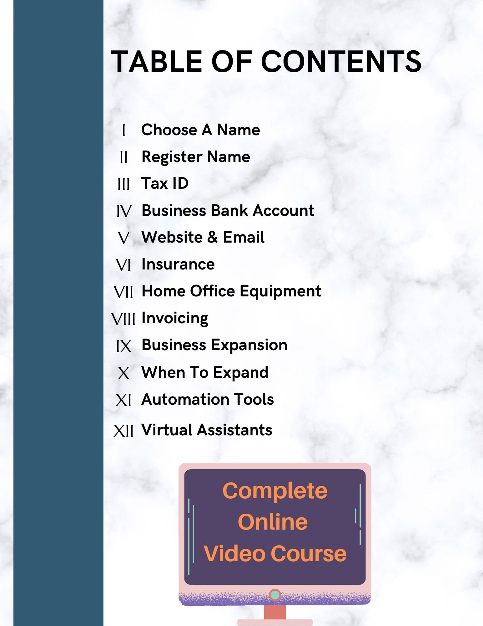 Business Startup Online Video Course | Small Business Setup ...