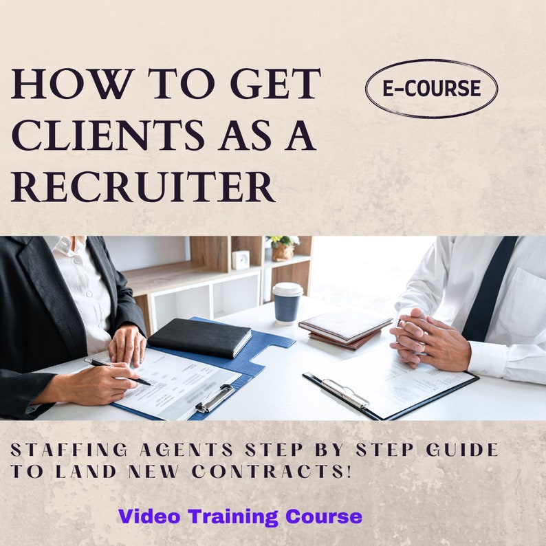 How to Get Clients for Your Recruiting Agency | Video Training Course ...