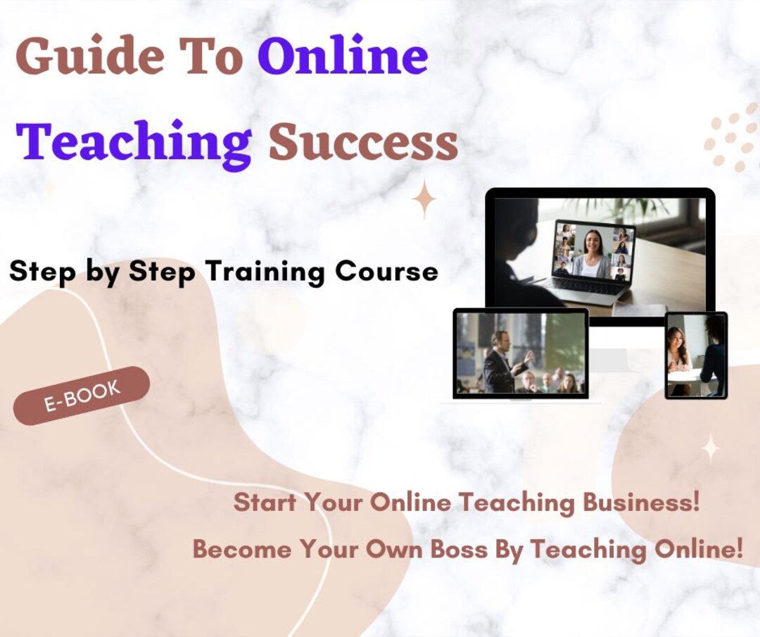 Online Teaching Success | E-book | +templates | Teach From Home | Step ...