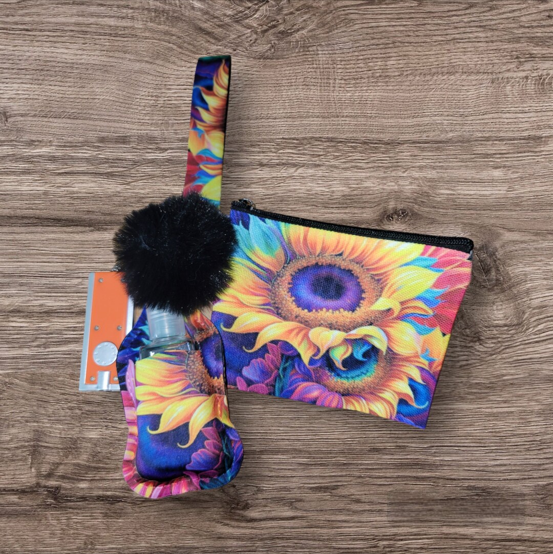 Colorful Sunflower Keychain Set 5pcs - Etsy