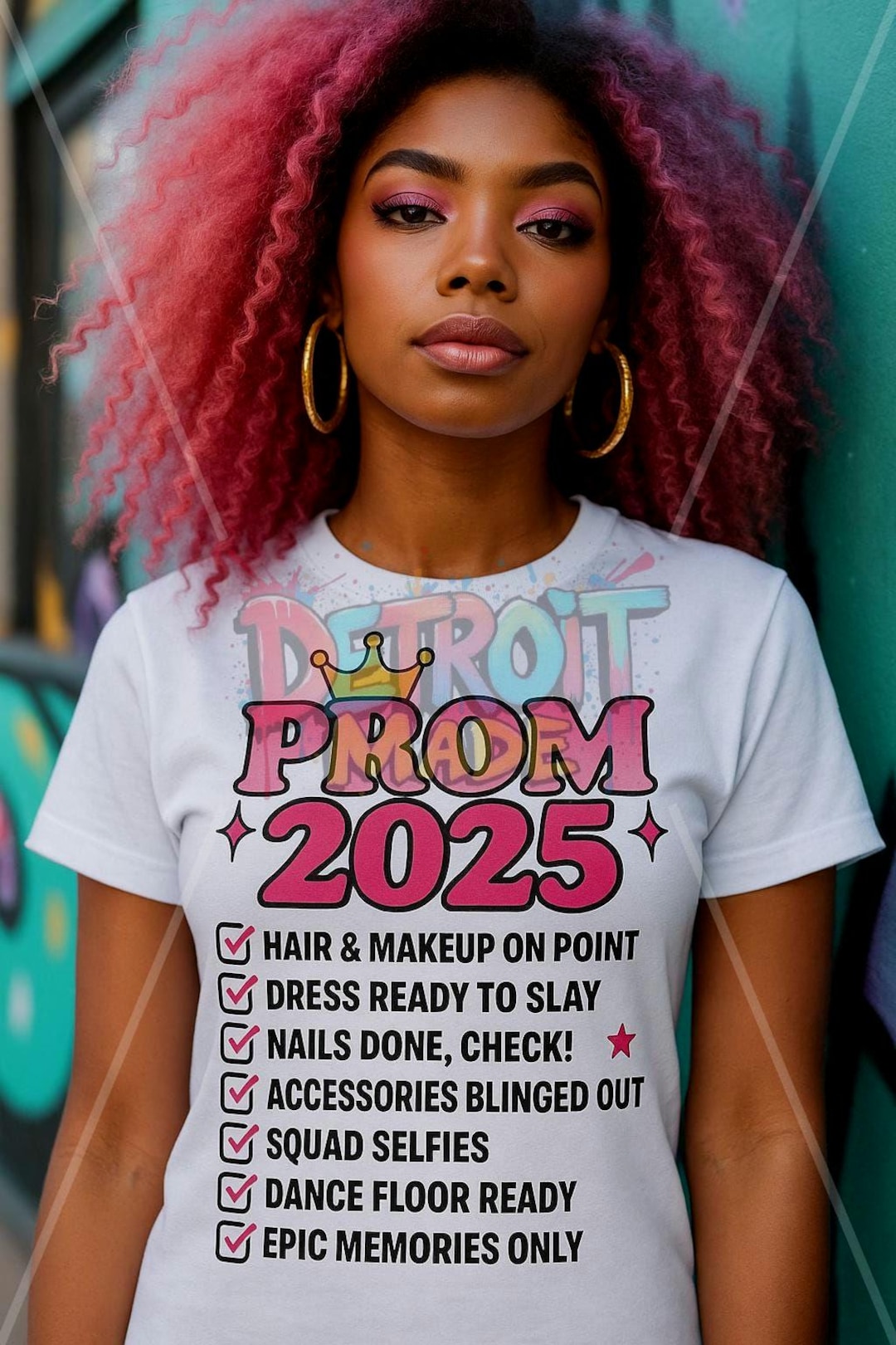 Buy Prom 2025 Checklist PNG Digital Download Senior Girls Prom Shirt ...