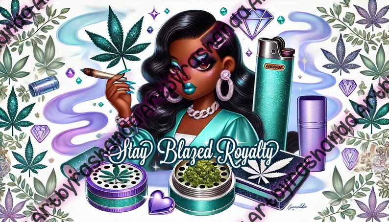 Stay Blazed Royalty 420 Sublimation PNG - Etsy