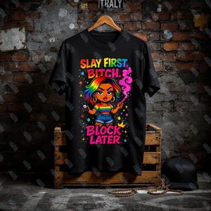 Slay Firt Block LGBTQ Pride Month Sublimation Design Png - Etsy