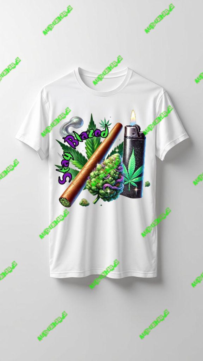 Stay Blazed PNG Weed Sublimation Design 420 Digital Download Blunt ...