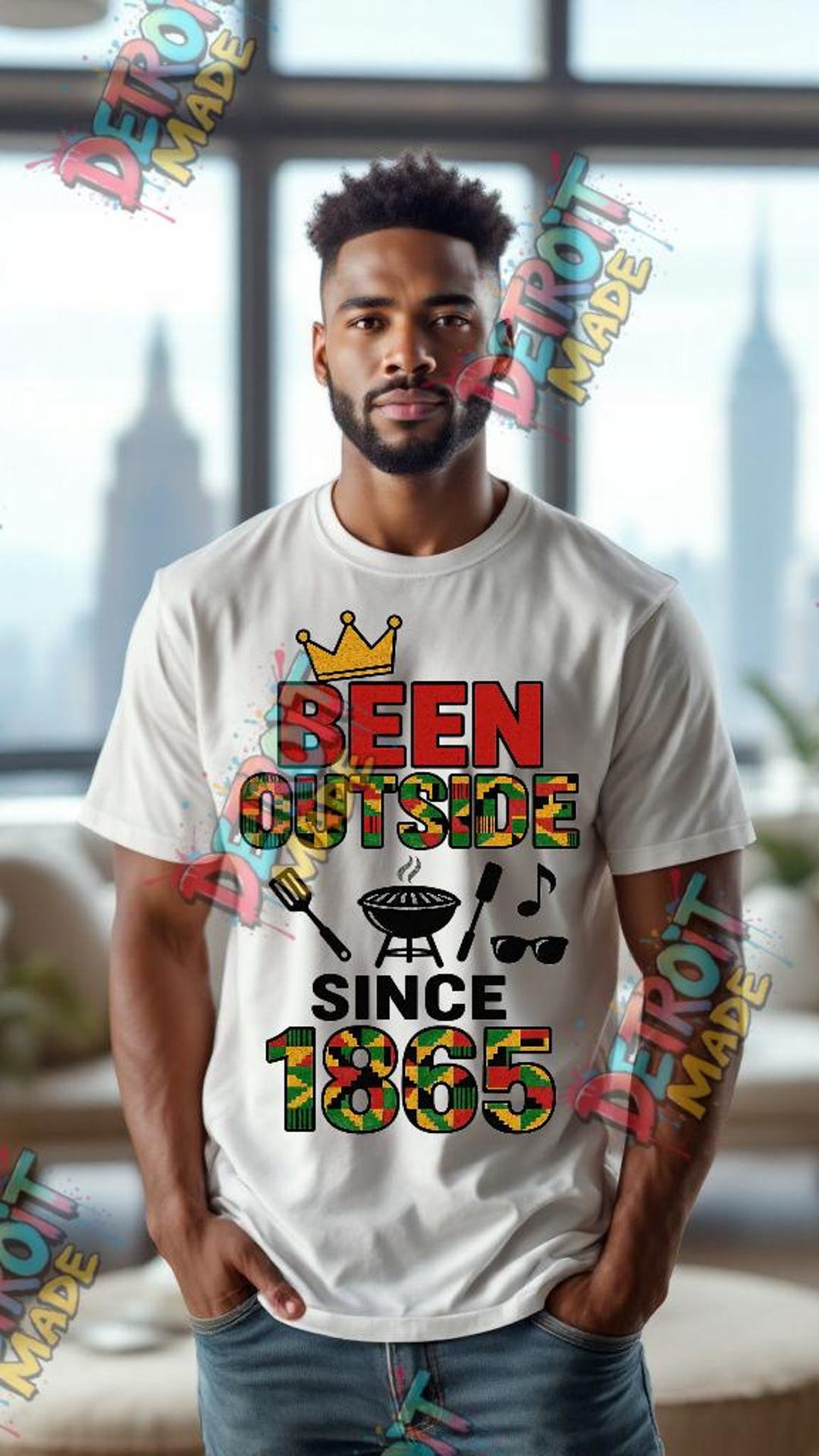 Been Outside Since 1865 PNG: Black Dad BBQ Design (digital Download) - Etsy