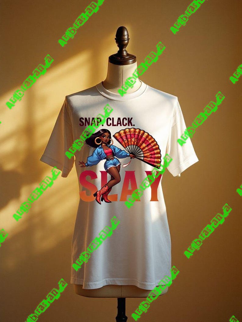Snap Clack Fan Line Dance PNG: Western Sublimation (digital Download ...
