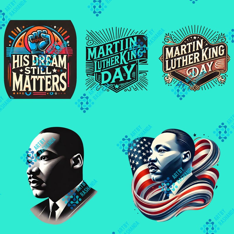 Mlk Clip Art - Etsy