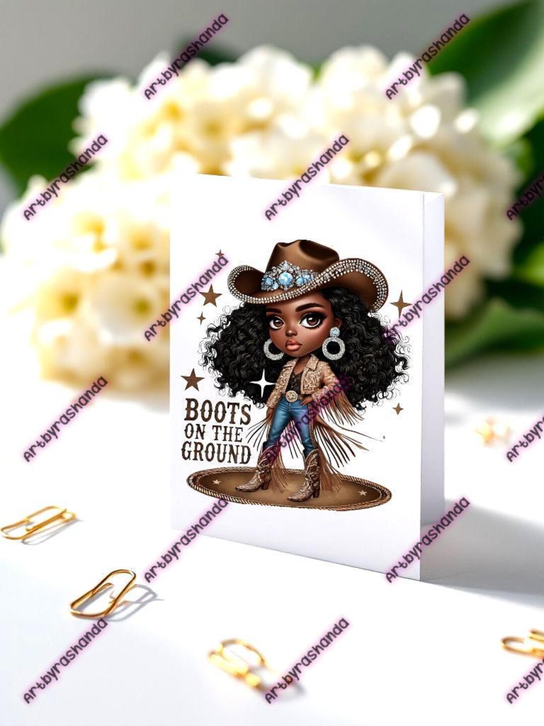 Boots on the Ground Png | Western Cowgirl Chibi Digital Download - Etsy