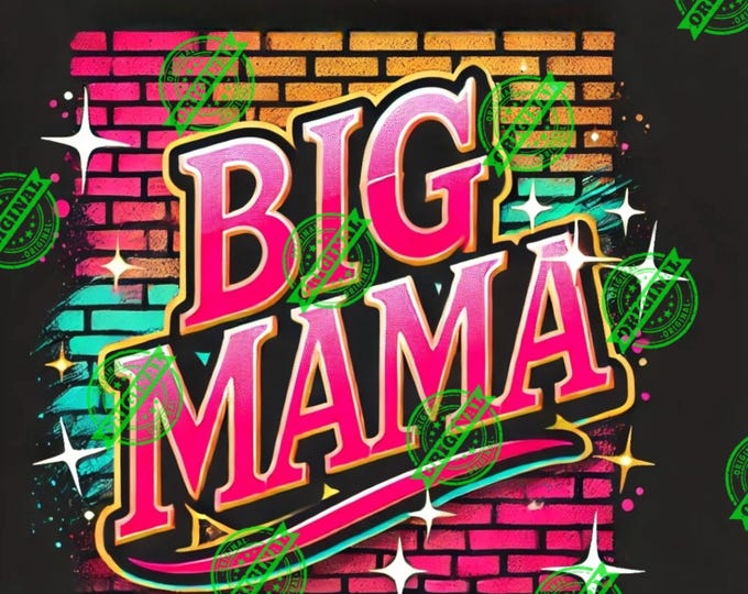 Big Mama Digital PNG Designs – Hip-hop Inspired Heat Transfers - Etsy
