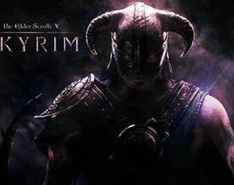 Skyrim Landscape Poster - Etsy