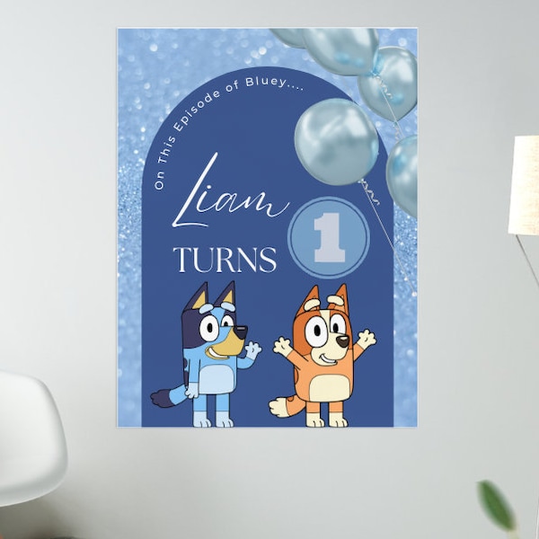 This Episode of Bluey Birthday Poster - Etsy