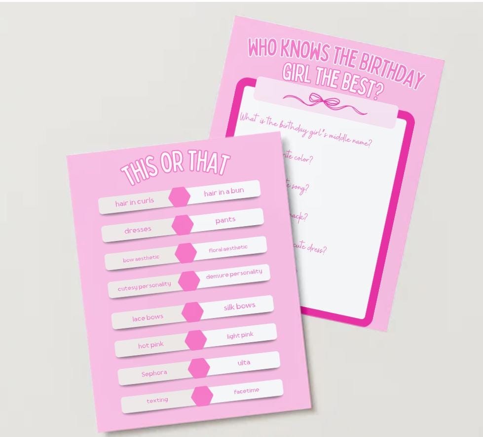 Coquette Themed Birthday Party | Bow Birthday | Bows | Coquette Party ...