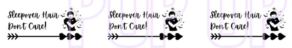 Wednesday Addams Birthday Favor (printable) "sleepover Hair Don't Care ...