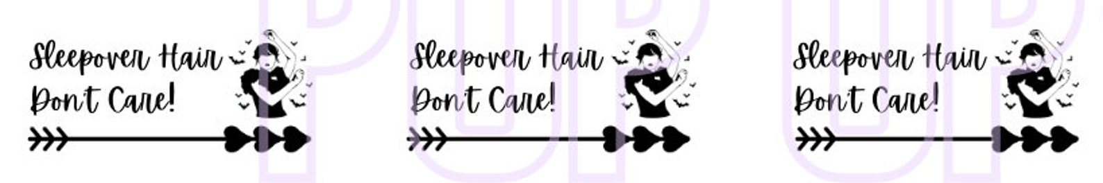 Wednesday Addams Birthday Favor (printable) "sleepover Hair Don't Care ...