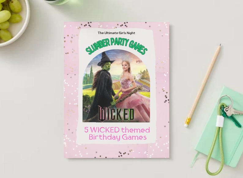 Wicked Themed Party Games | Sleepover Games | Printable Birthday Party ...