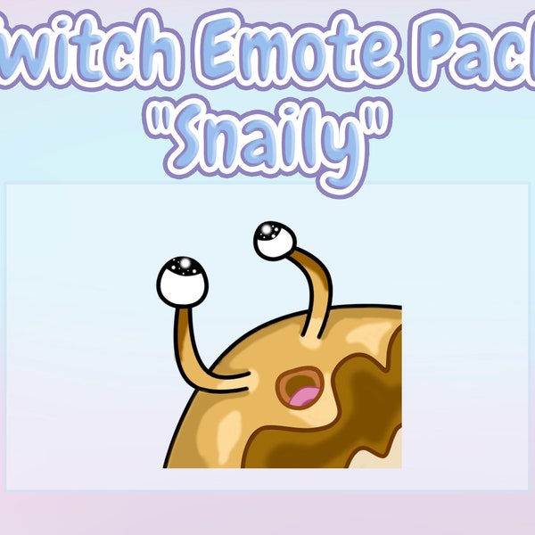 Twitch Snail Emote - Etsy