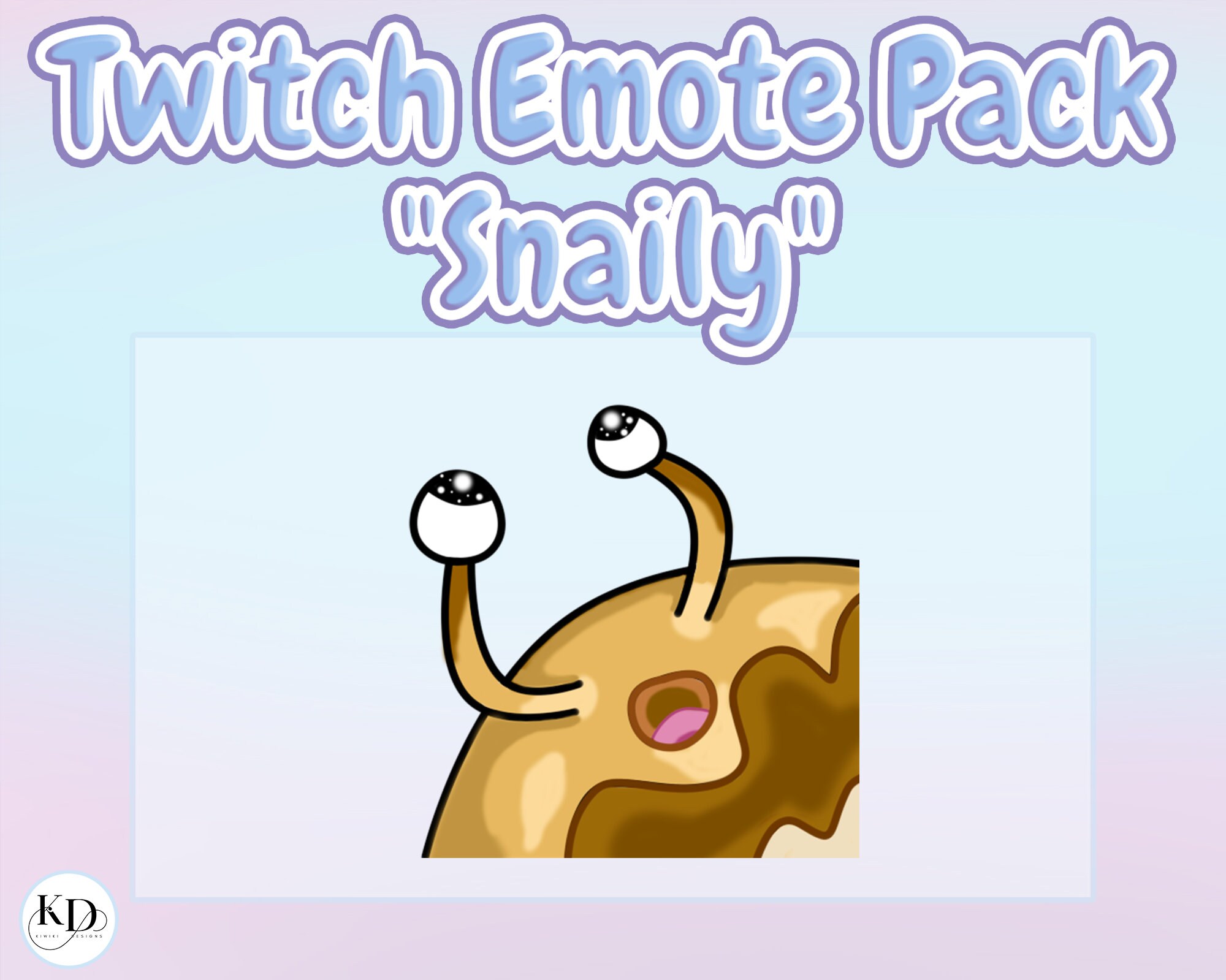 SNAILY EMOTE | Twitch & Discord | Funny | Meme | Snail | Alien - Etsy
