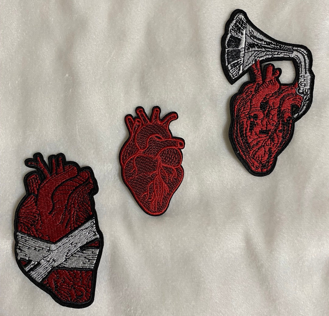 Heart Patch Collection Anatomical Heart Lovers - Etsy