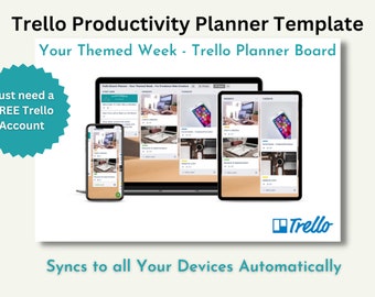 Trello Digital Planner - Etsy