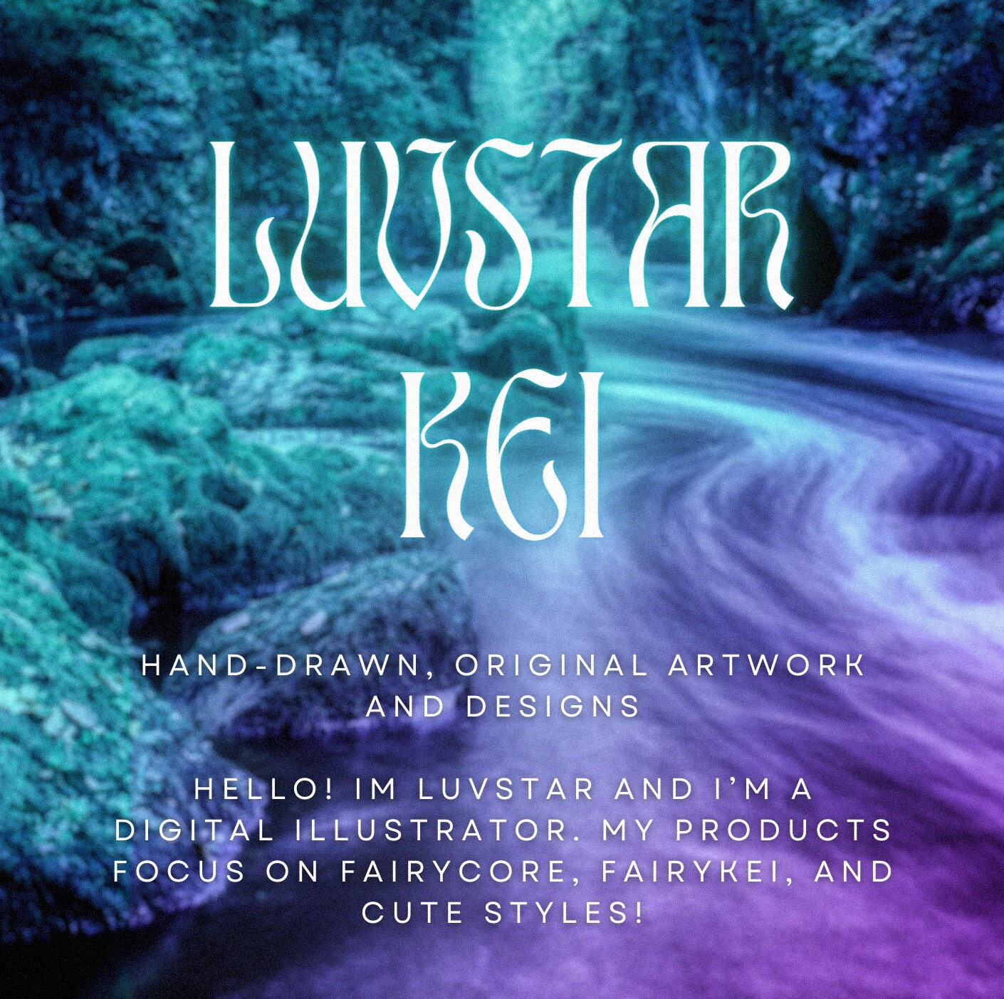 Emo Cyberpunk Girl Art Print light Pastel Goth, Pastel Art Print ...