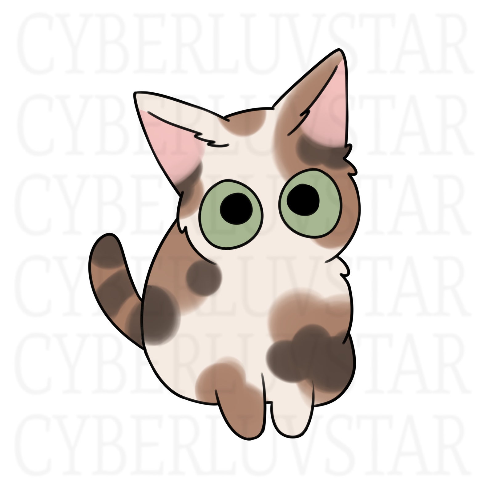 Cute Cat Clipart Cat Clip Art Kawaii Cats Cat Illustration - Etsy