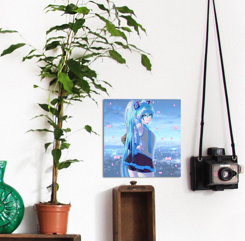 Hatsune Miku Print Miku Print Kawaii Anime Print Vocaloid - Etsy