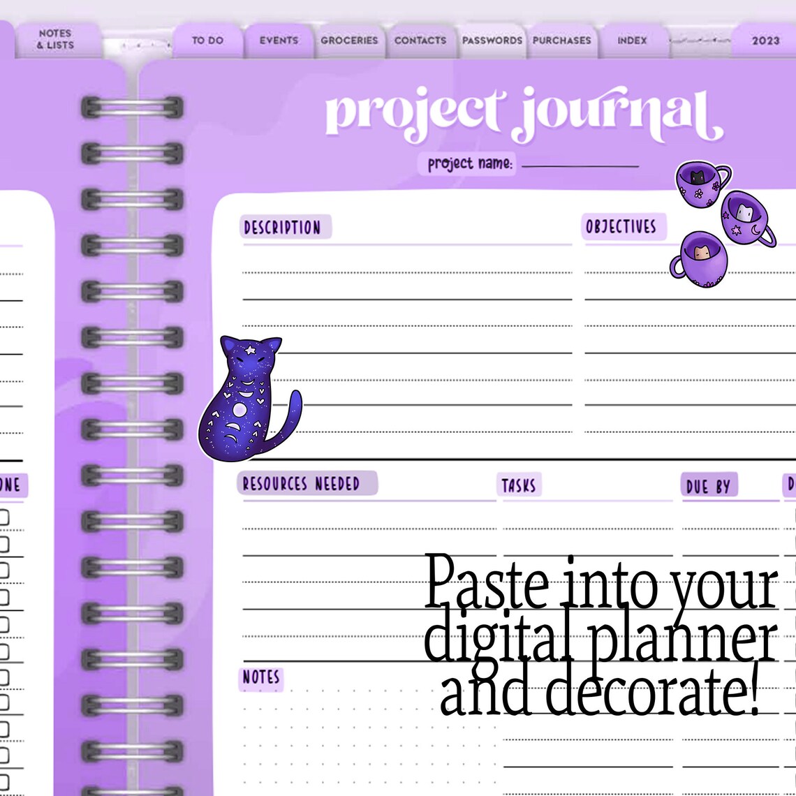 Fairycore Magical Printable Stickers Kawaii PNG Fantasy - Etsy