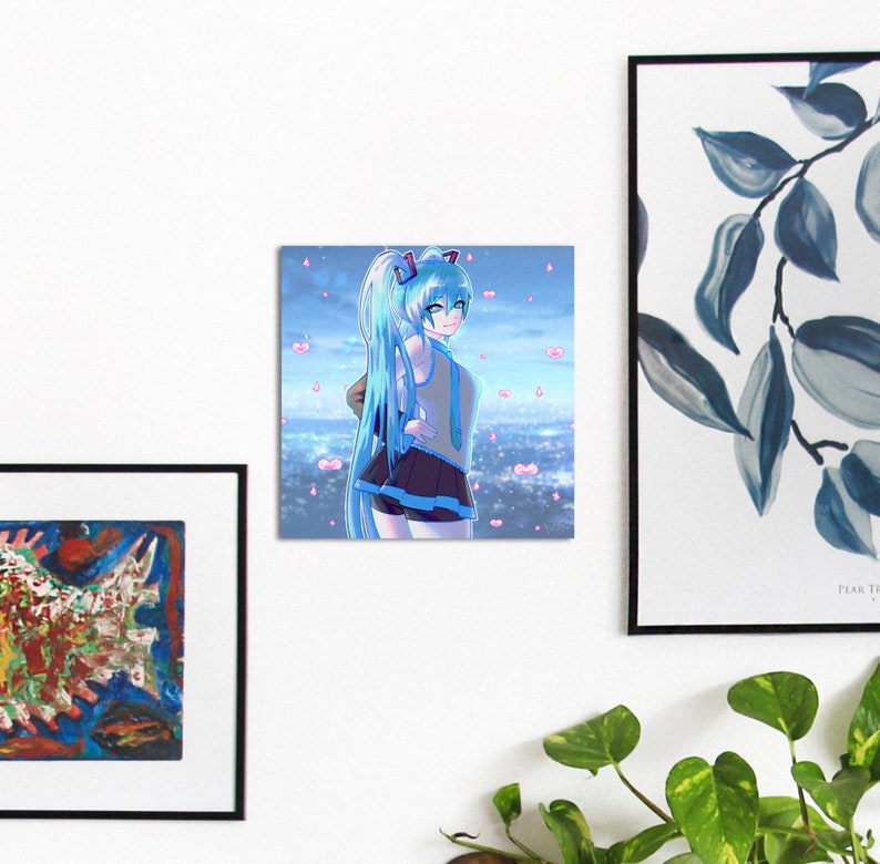 Hatsune Miku Print Miku Print Kawaii Anime Print Vocaloid - Etsy
