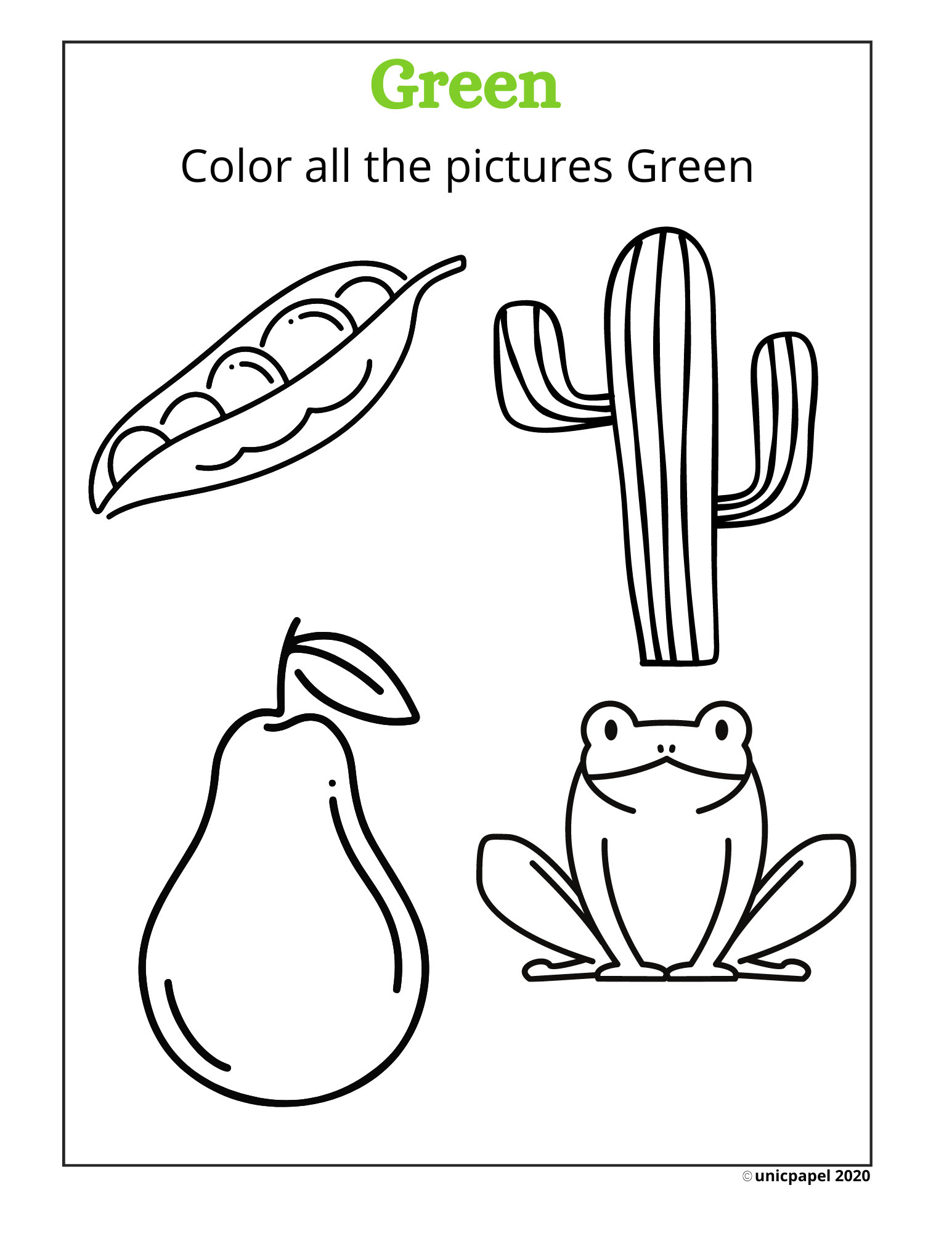Colors of the Week Worksheets for Toddlers, Preschoolers, Kindergarten ...