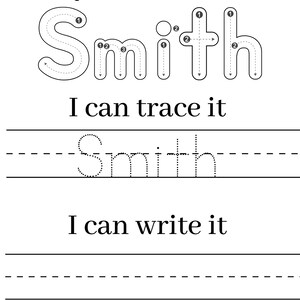 Custom Name Tracing Sheet Printable Practice Sheets Customized First ...