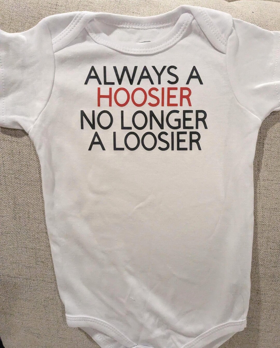 Hoosier Baby | Indiana Hoosier Fan - Etsy