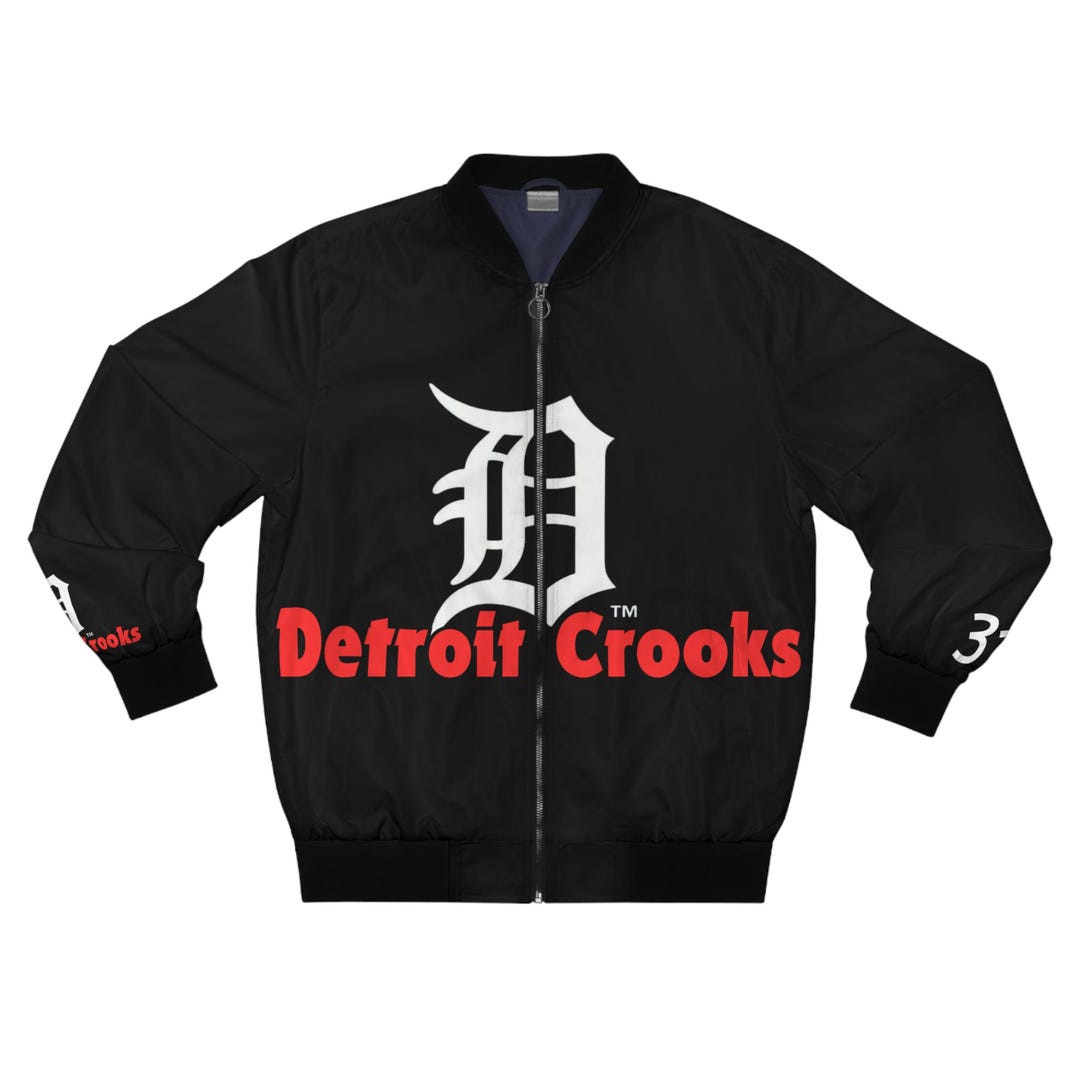 Detroit Crooks Men's Bomber Jacket - Etsy
