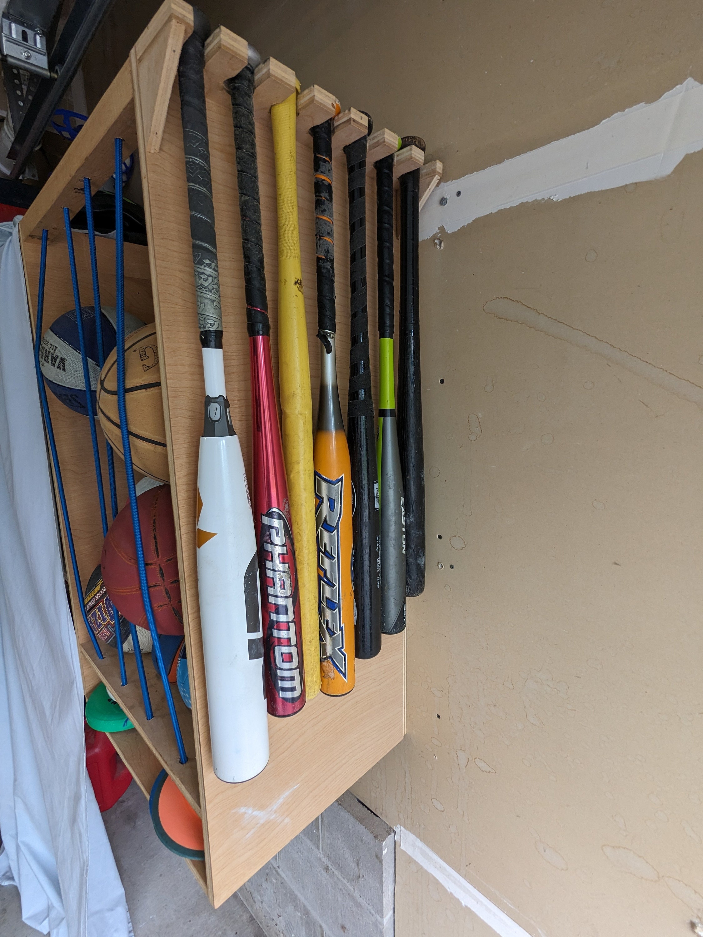 Sporting Goods Storage/bat Rack & Baseball Gear Cabinet Plans - Etsy