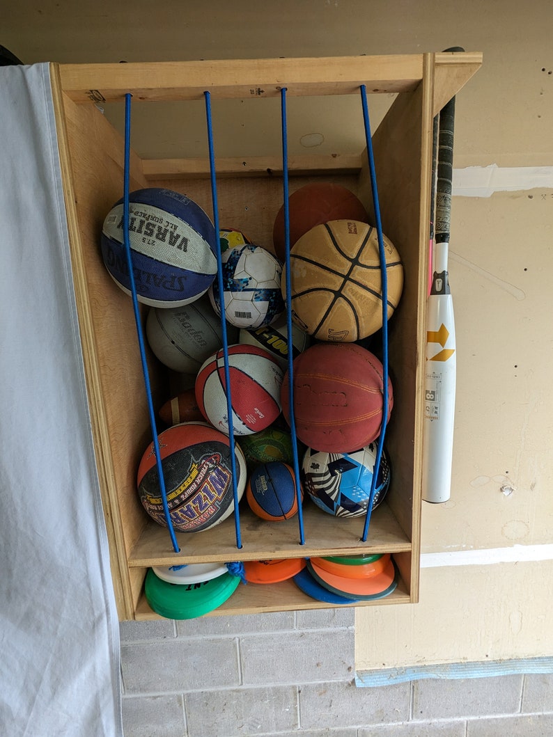 Sporting Goods Storage/bat Rack & Baseball Gear Cabinet Plans - Etsy