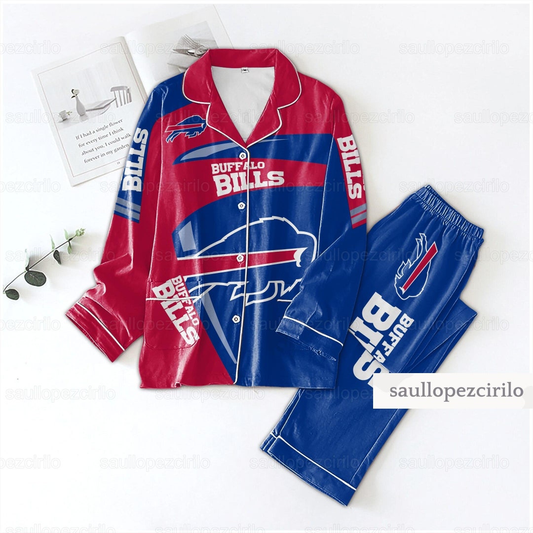 Christmas Buffalo Pajamas Set Football Pajamas Set Buffalo - Etsy