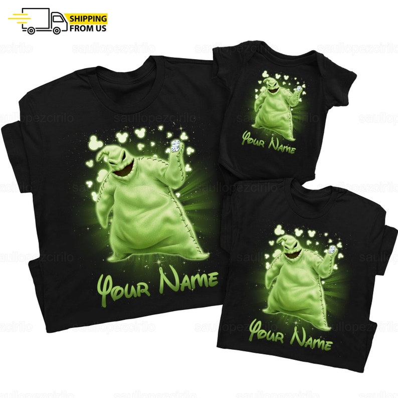 Oogie Boogie Shirts Disney Oogie Shirts Nightmare Before - Etsy