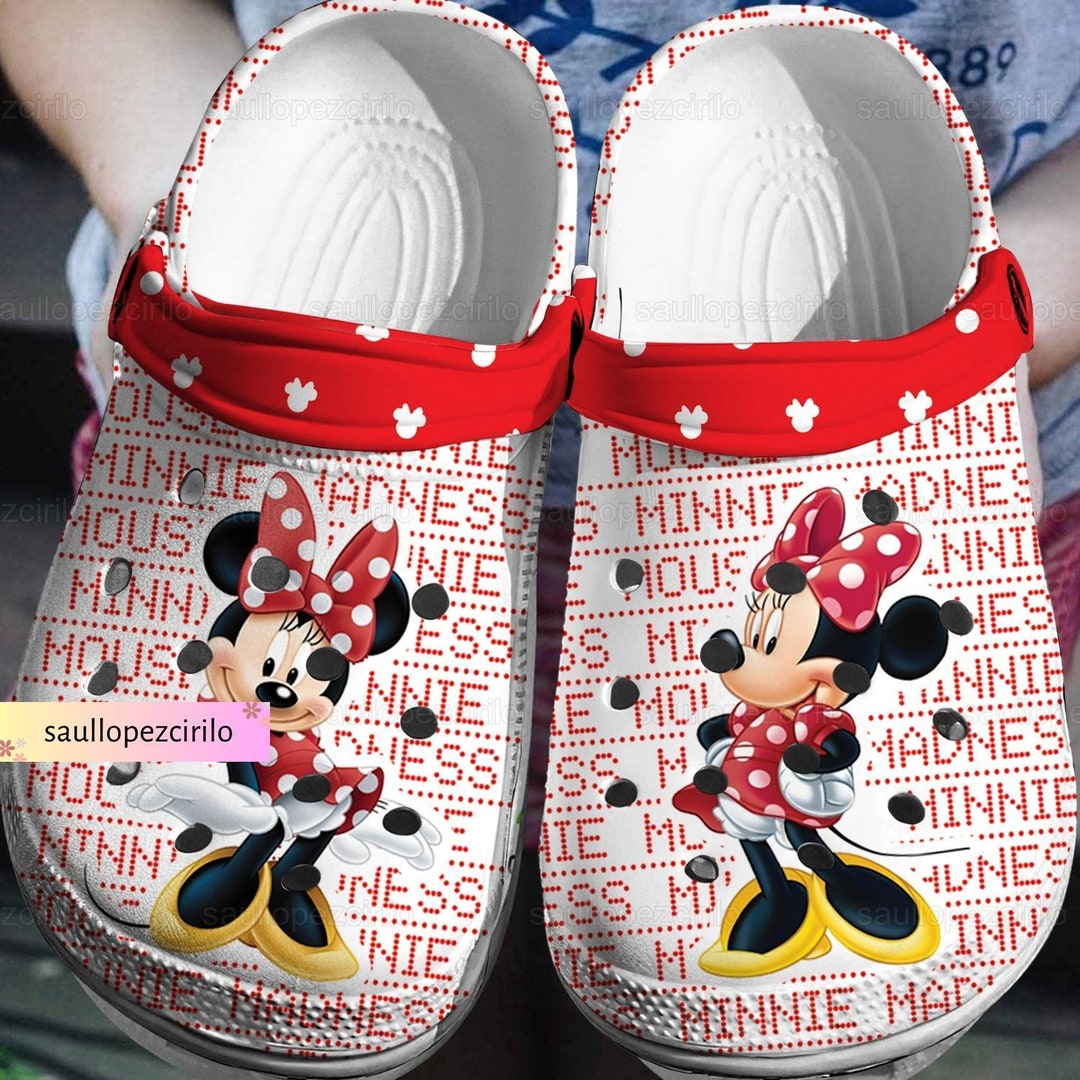 Minnie Mouse Shoes, Minnie Mouse Sandals, Cute Minnie Shoes, Minnie ...