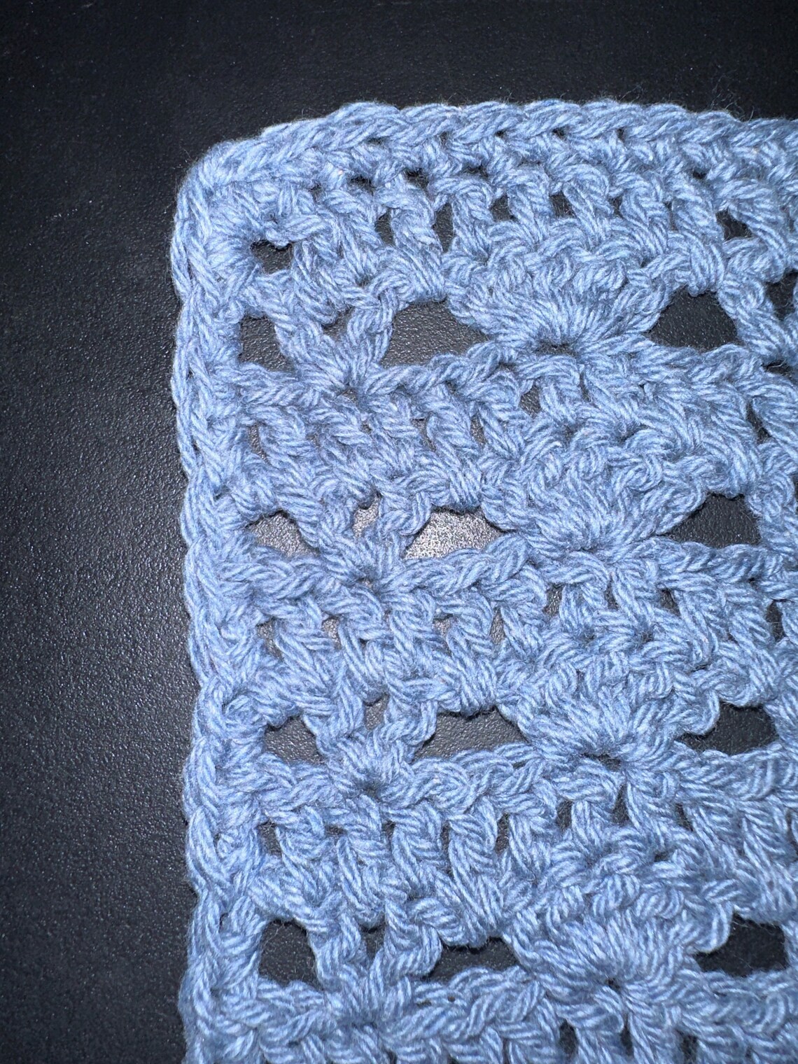 Crochet Dishcloth Denim Blue Shells - Etsy