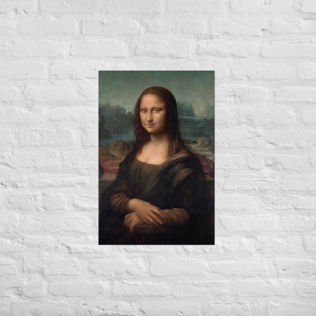 Leonardo Da Vinci’s Mona Lisa | Poster | Replica Art - Etsy